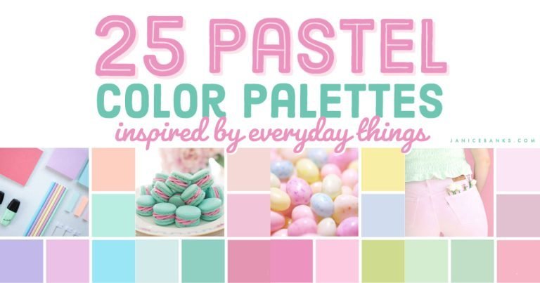 25 Pastel Color Palettes Inspired by Everyday Things