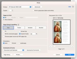 How to Make a Beautiful Prayer Card From a Prayer Printable - Janice Banks