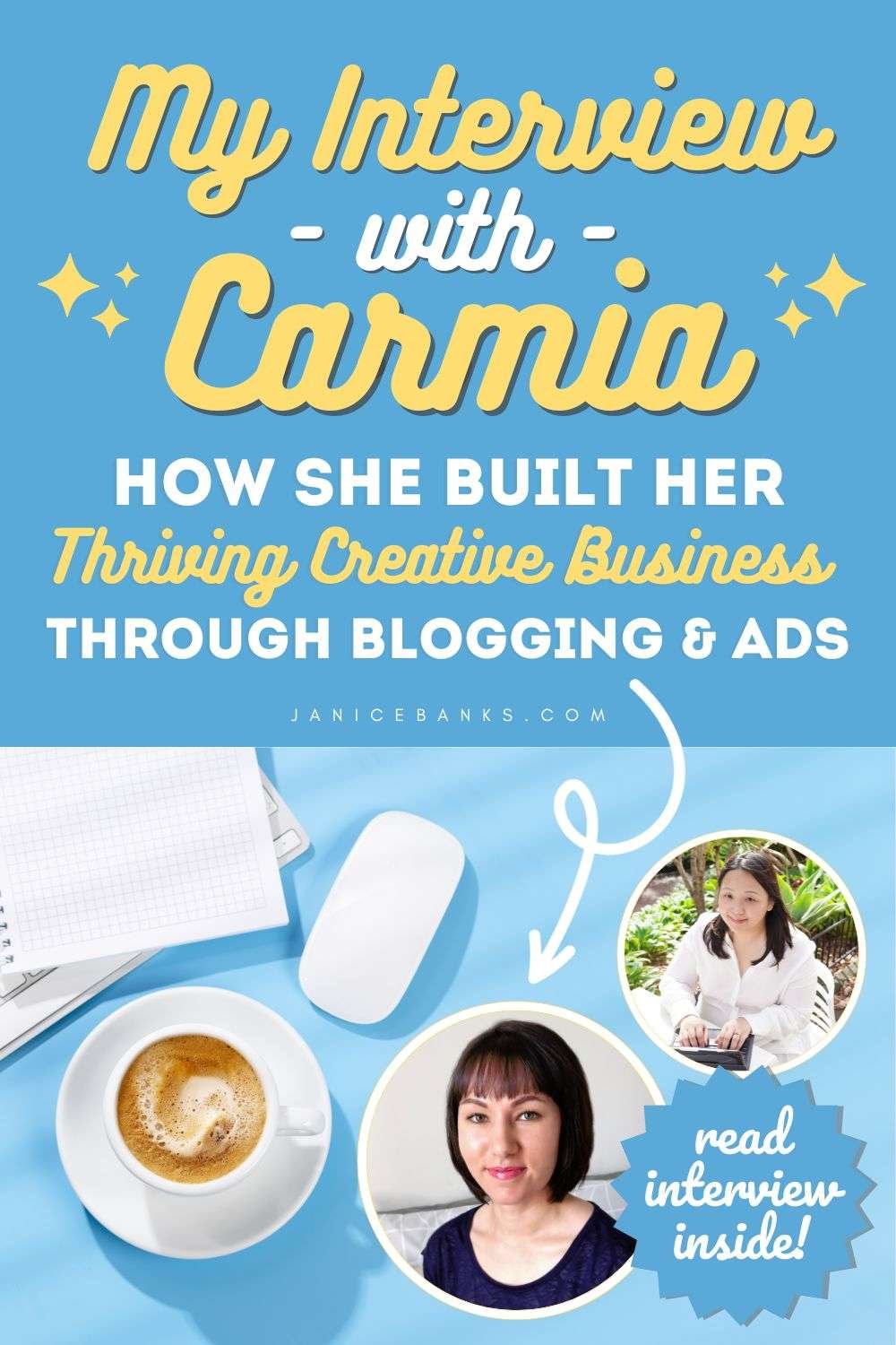 How Carmia Built Her Thriving Creative Business Through Blogging and ...